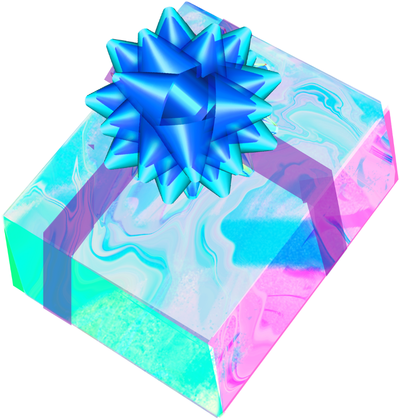 Download Holodaze Holo Holographic Present Box - Triangle PNG Image ...