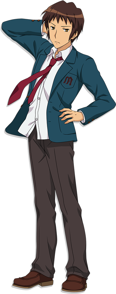 Download Kyon - Haruhi Suzumiya Kyon PNG Image with No Background ...