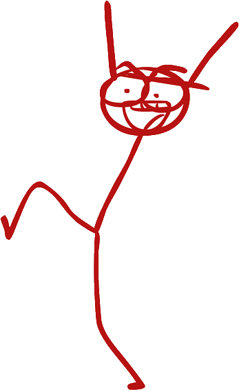 New Red Icon - Dick Figures Red - Free Transparent PNG Download - PNGkey