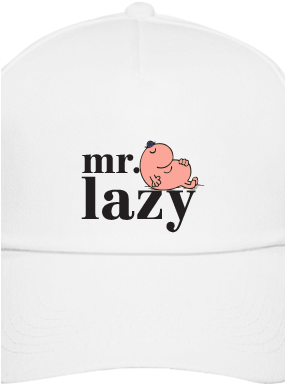 Download Lazy Cap With Name - Mr. Lazy PNG Image with No Background ...