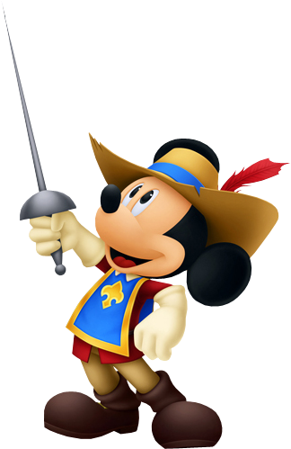 Mickey Mouse- Musketeer Outfit Kh3d - Kingdom Hearts Dream Drop ...