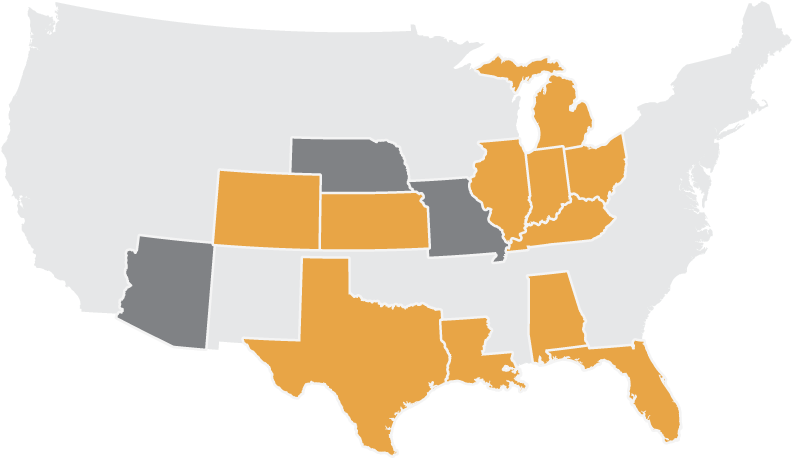 Download About Us Map - Electoral Map By County 2018 PNG Image with No ...