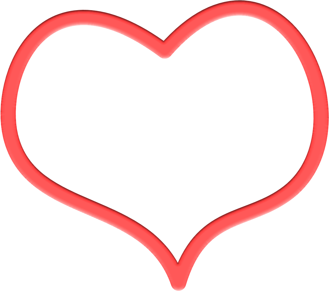 Heart Outline Red Drawing Transparent Png - Pure Heart Clip Art - Free ...