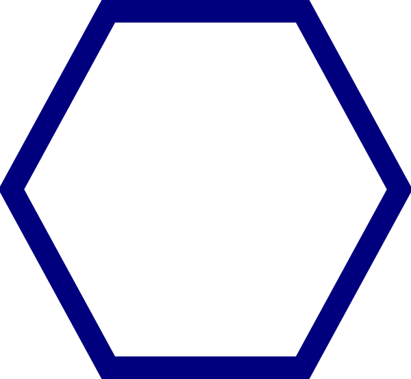 Download Blue Hexagon Svg Clip Arts 600 X 554 Px PNG Image with No ...