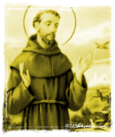 Download St Francis Of Assisi With Peace PNG Image with No Background ...
