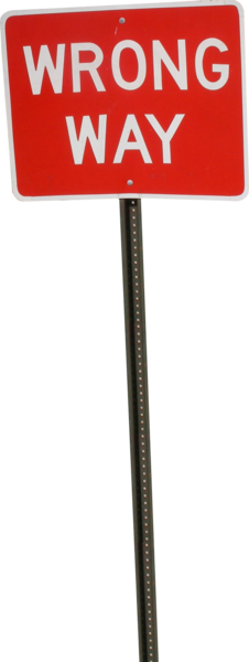 Share This Image - Wrong Way Sign Png - Free Transparent PNG Download ...