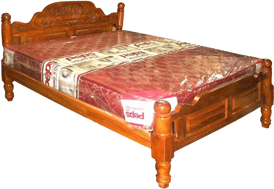 Cot Png Background Image - Wood Furniture Design Cot - Free Transparent ...