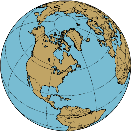 Orthographic Map Example Python - Python - Free Transparent PNG ...