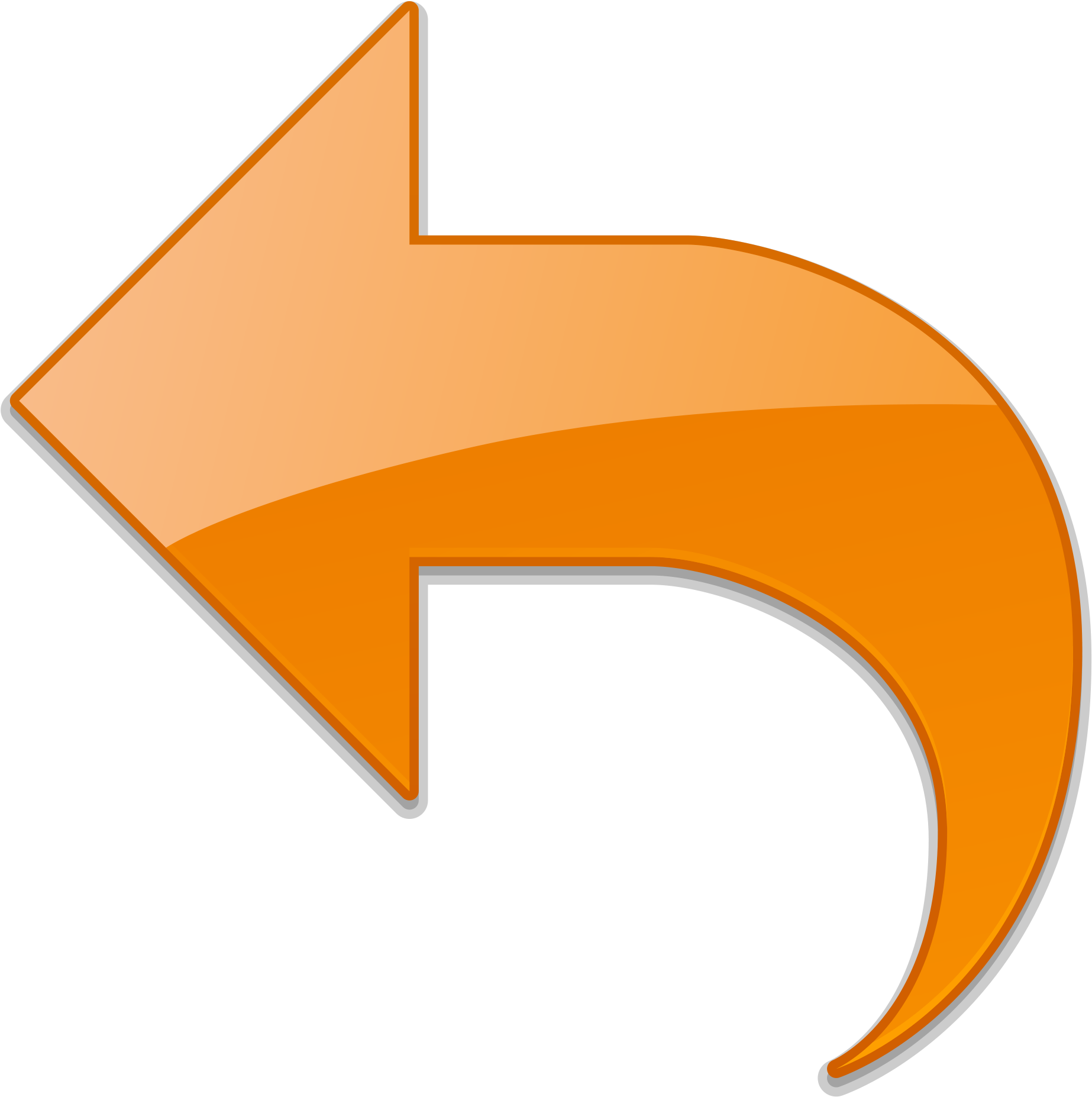 Download Open - Return Icon Orange Png PNG Image with No Background ...
