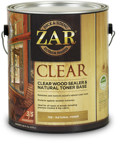 Download Zar® Clear Wood Sealer & Natural Toner Base - Zar Solid ...