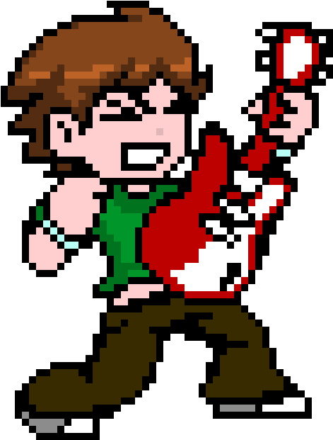 Download Rockstar - 8 Bit Scott Pilgrim PNG Image with No Background ...