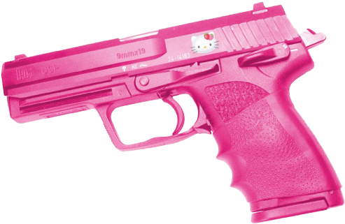 Download Transparent-gun - Pink Hello Kitty Gun PNG Image with No ...