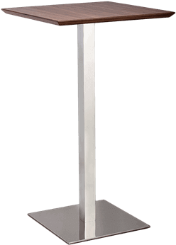 Malmo Bar Table - Zuo Modern Malmo Bar Table, Walnut | Pub Tables ...