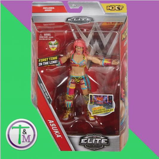 Download Wwe Asuka - Elite 47 Toy Wrestling Action Figure PNG Image ...