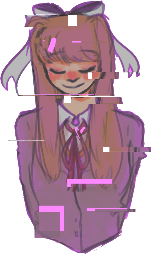 Super Monika - - Illustration - Free Transparent PNG Download - PNGkey