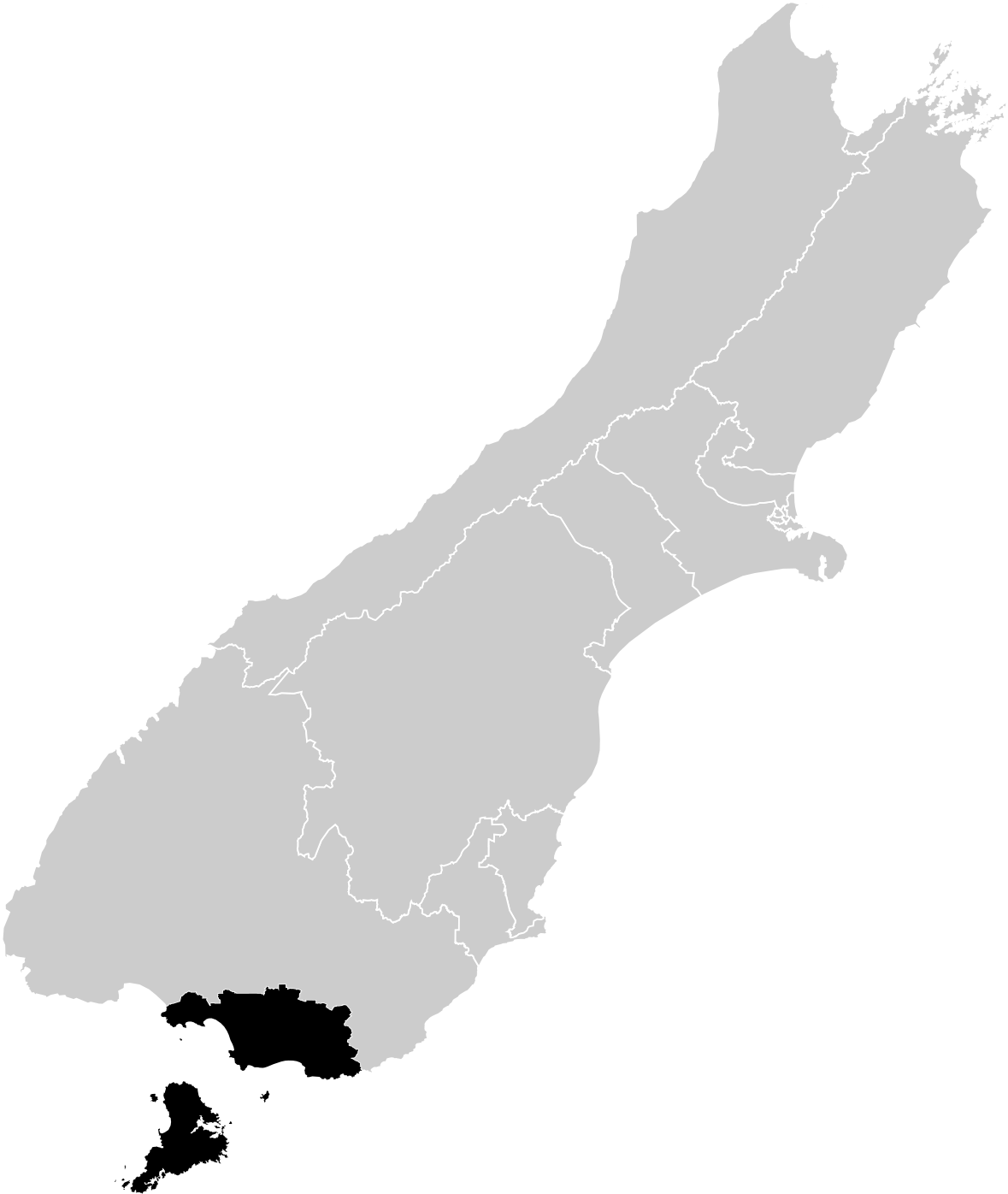 Download Invercargill New Zealand Map PNG Image with No Background ...