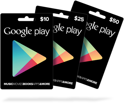Download Google Play Gift Codes - Google Play Card Sizes PNG Image with ...