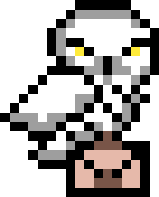 Download Hedwig - Hedwig Perler Beads PNG Image with No Background ...