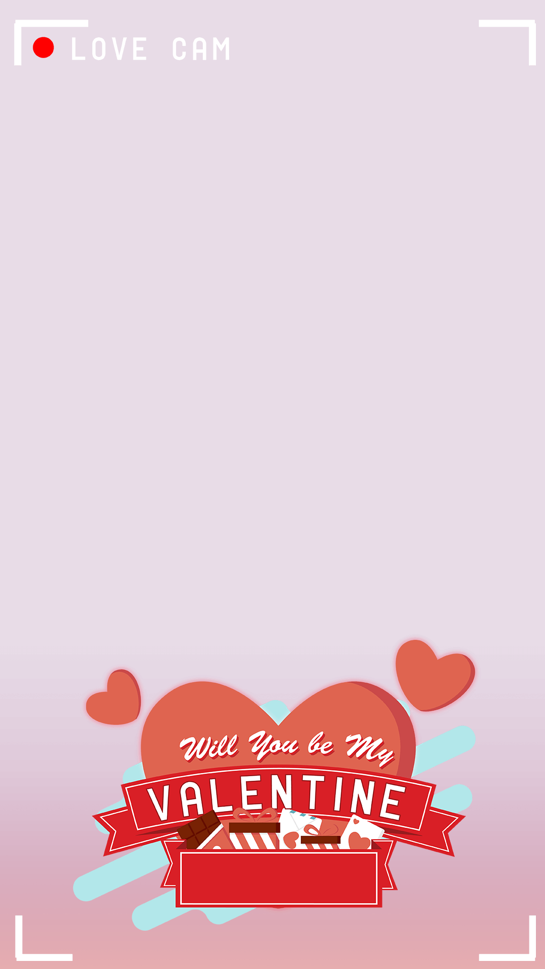 Download Amazing Valentine's Day Snapchat Geofilter - Illustration PNG ...