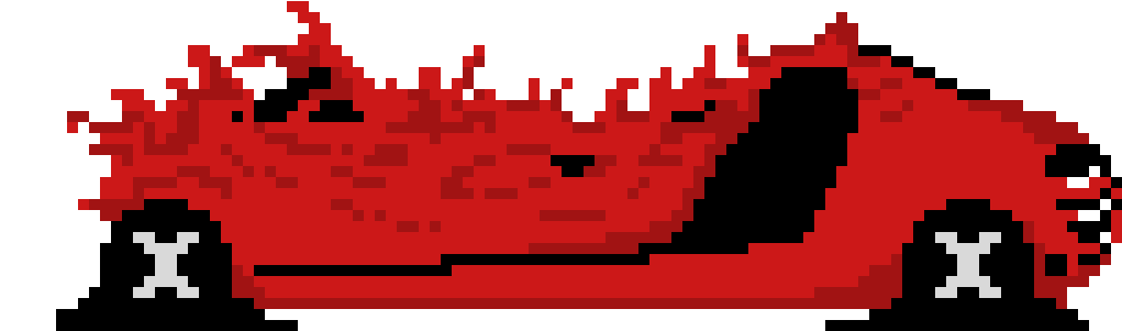 Download Very Destroyed Car Red - Car PNG Image with No Background ...