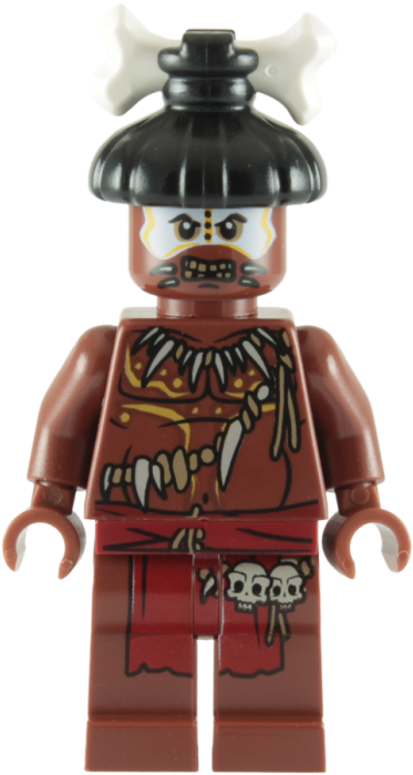 Download Lego Cannibal With White Face Minifigure - Lego Minifigure ...