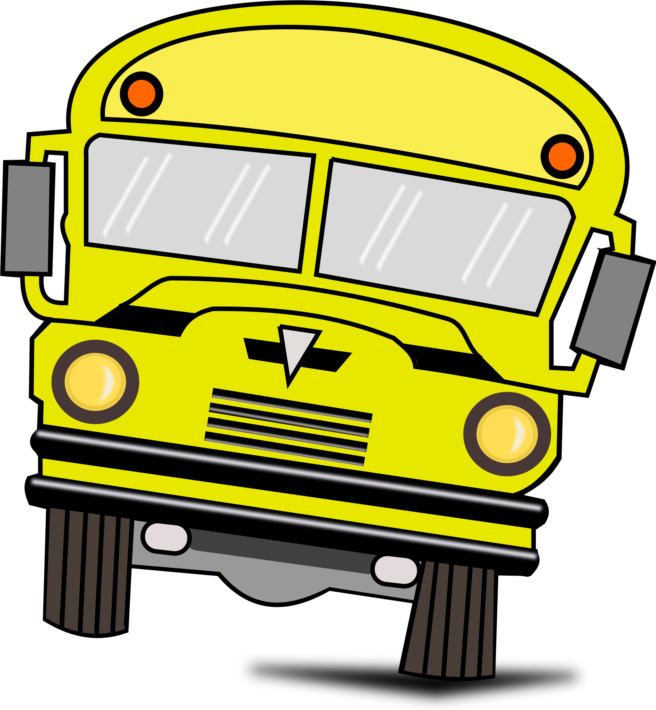 Download Big Image - Red School Bus Clipart PNG Image with No ...