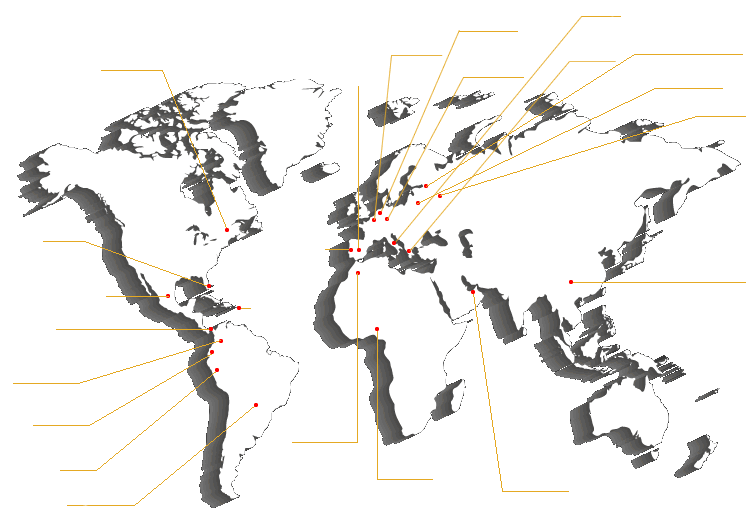 Download Distribution Network - World Map PNG Image with No Background ...
