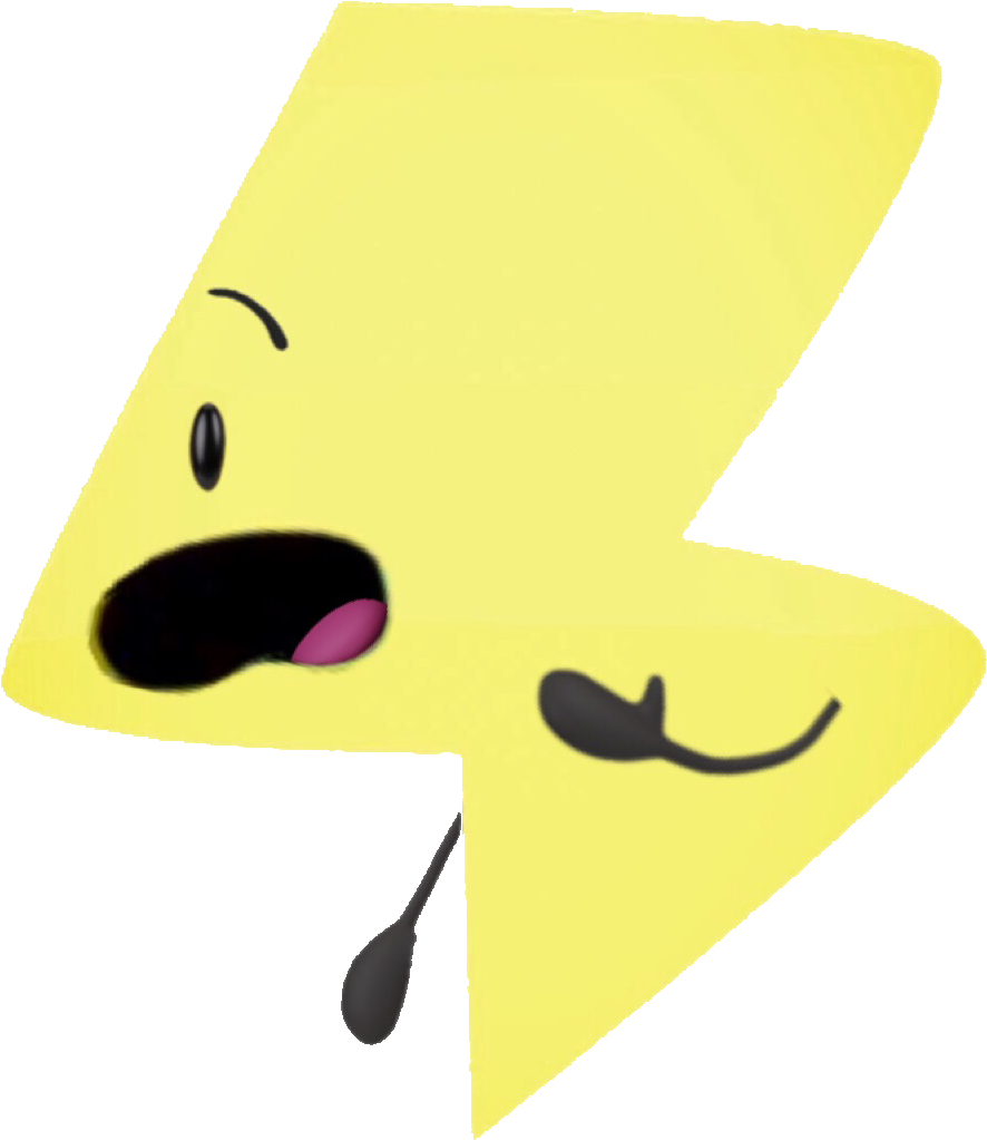 Lightning In Bfdi 3d - Battle For Bfdi 3d - Free Transparent PNG ...