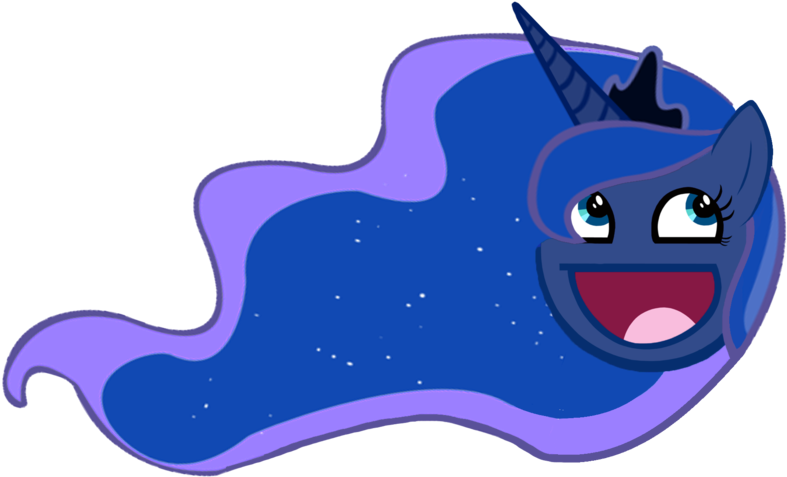 Download Img 1705894 2 Princess Luna Awesome Face - Mlp Luna Head PNG ...