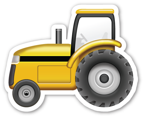 Download Png Library Library Tractor Pinterest Emojis And - Bulldozer ...