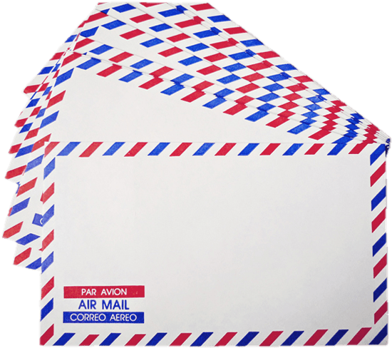 Download Air Mail Envelopes - Airmail Envelope PNG Image with No ...