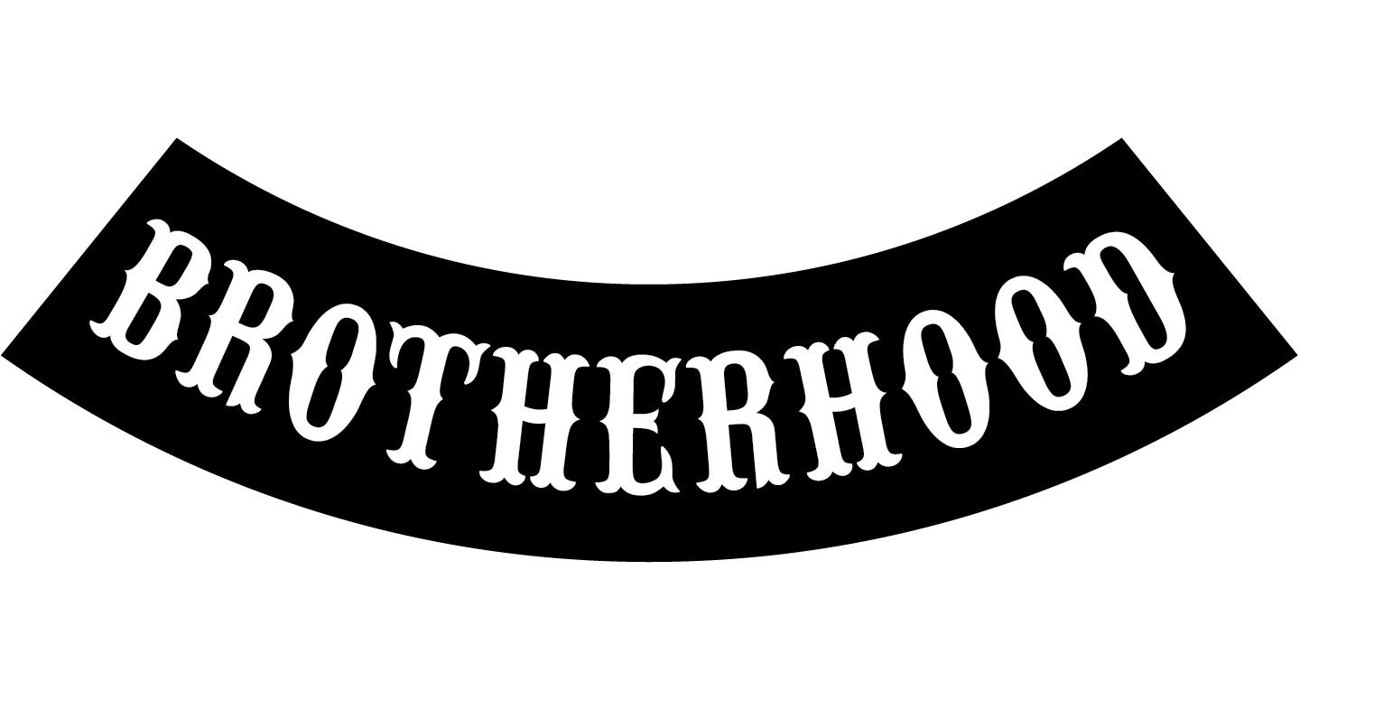 Download Bottom Rocker Brotherhood - Biker Rockers Png PNG Image with ...