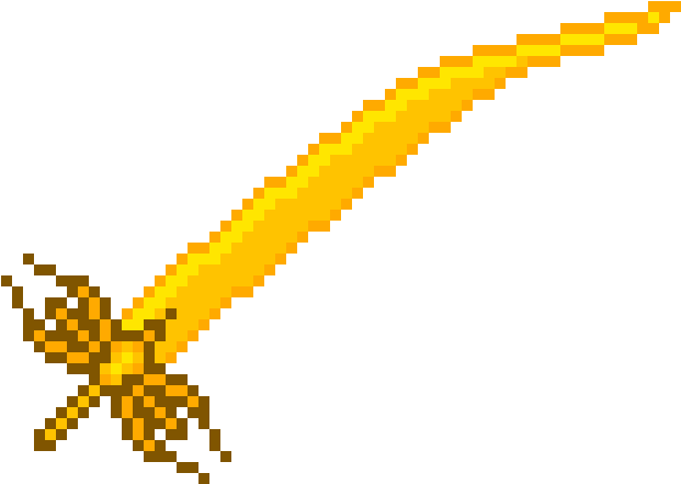Solar Long Sword - Pixel Art - Free Transparent PNG Download - PNGkey