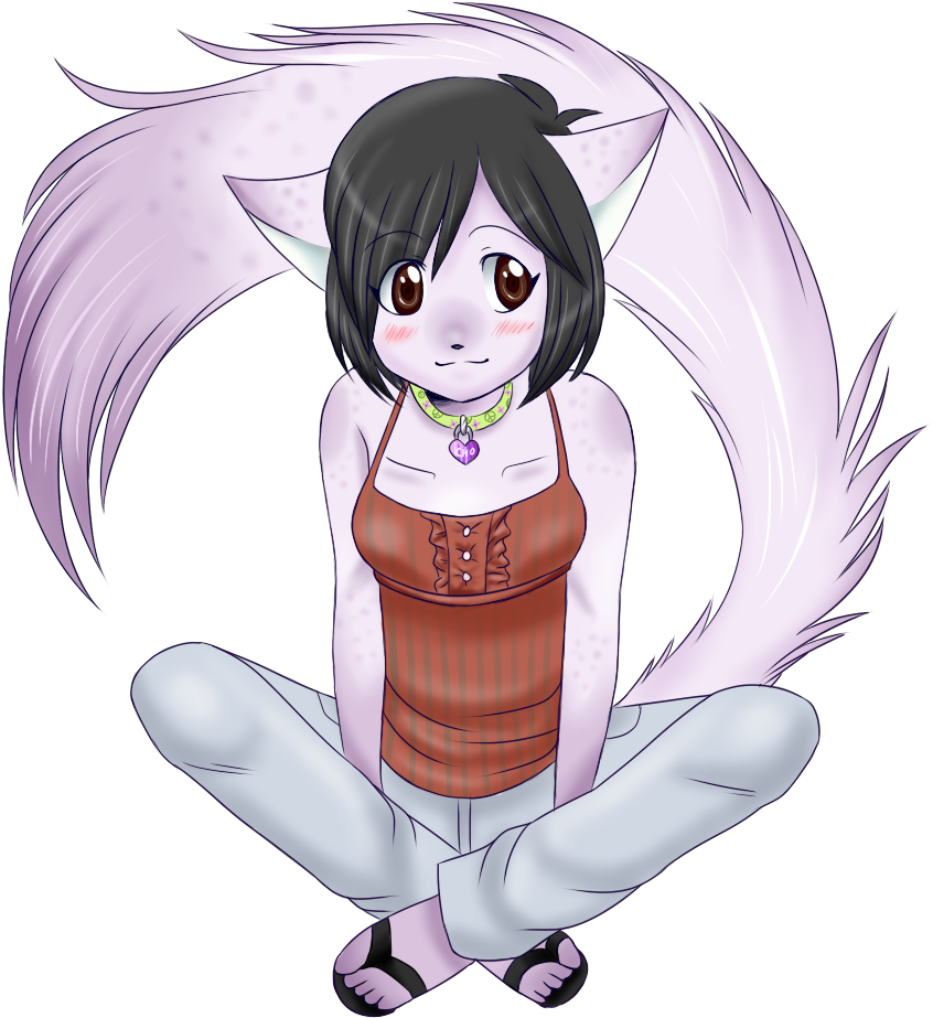 Download Fursona Cho By Sweetochii - Cute Little Furry Girl PNG Image ...