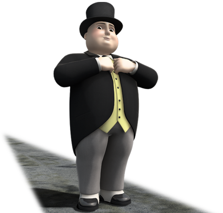 Download The Fat Controller - Thomas And Friends Man PNG Image with No Background - PNGkey.com