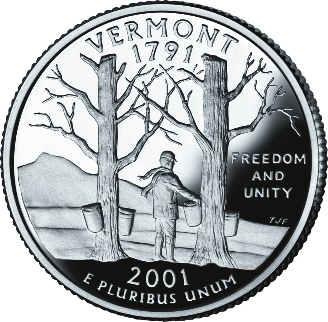 Download Report - Quarter Dollar Vermont 1791 PNG Image with No ...