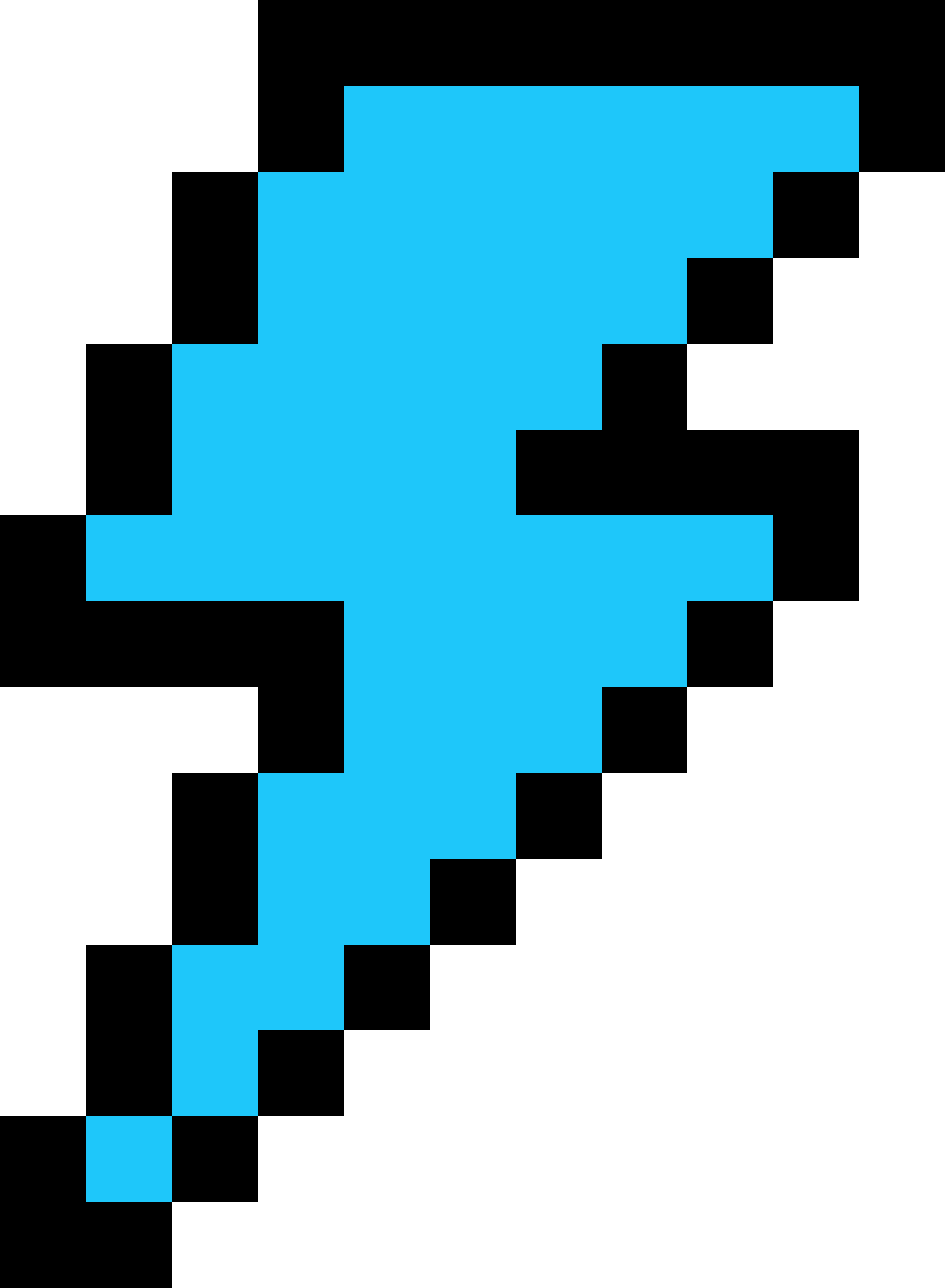 Lightning Bolt - Lightning Pixel Art - Free Transparent PNG Download ...