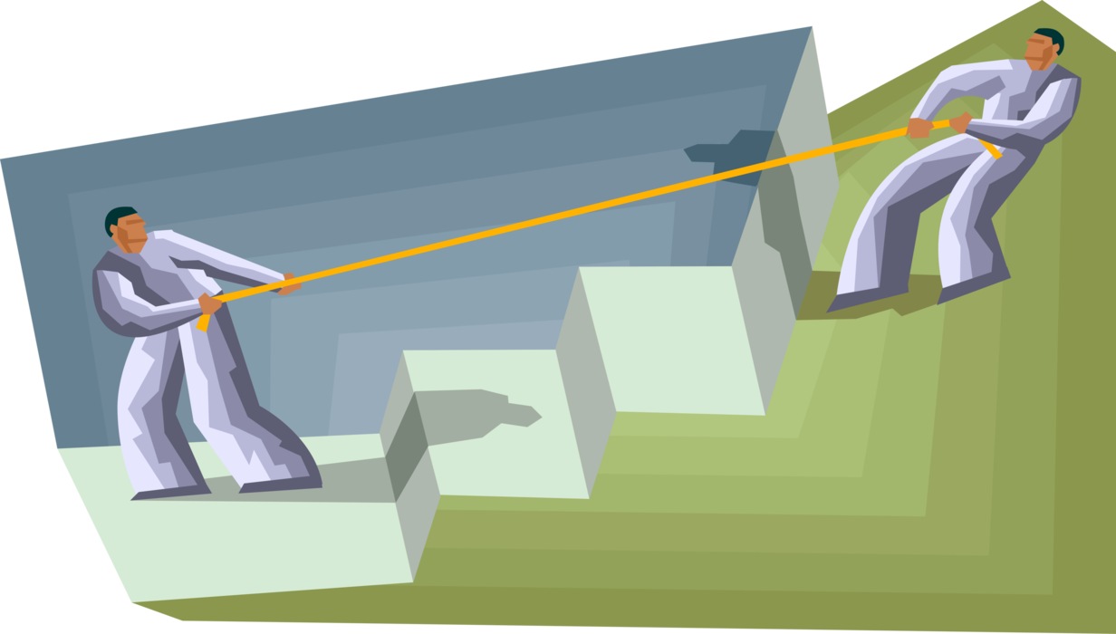 Download Vector Illustration Of Competitive Businessmen Compete ...