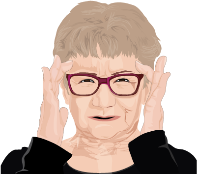 Download Patient Illustration - 50 Year Old Woman Cartoon PNG Image ...