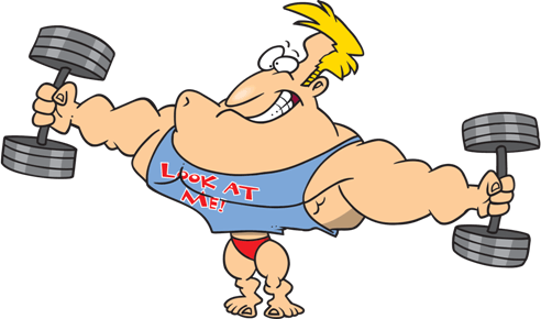 A Strong Man - Look At Me Cartoon - Free Transparent PNG Download - PNGkey
