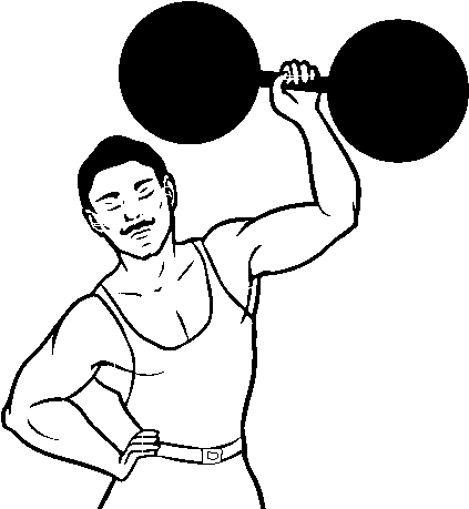 The Strongman Coloring Page - Strong Man Coloring - Free Transparent ...