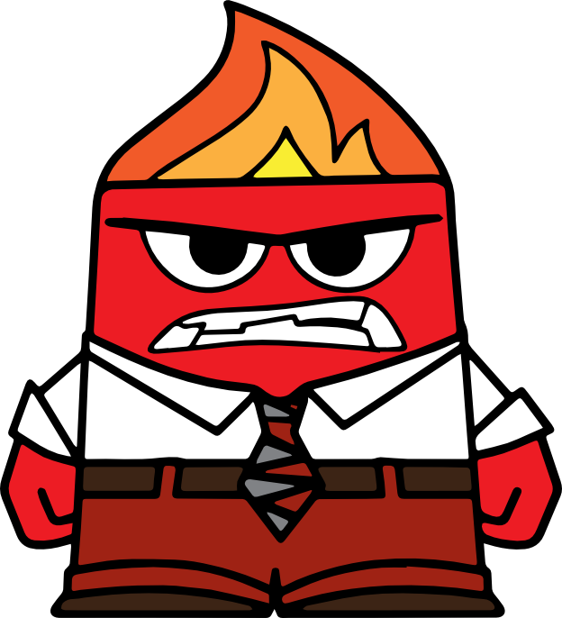 Download Personal Use, Insideout Sadness - Inside Out Anger Cartoon PNG ...
