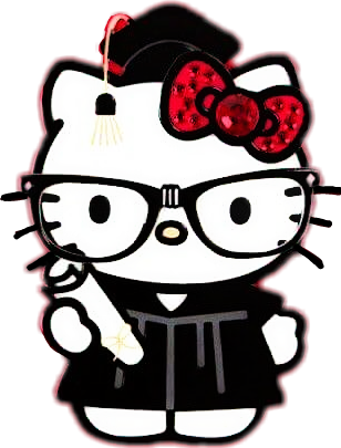 Hello Kitty Die Cut Graduation Cap & Gown With Diploma - Hello Kitty ...