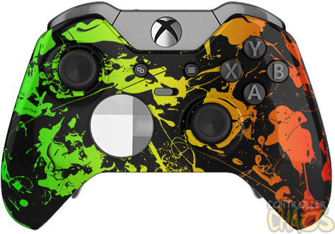 Download Authentic Microsoft Quality - Neon Xbox One Controller PNG ...