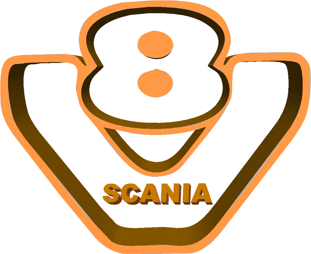 Download Scania V8 Logo - Scania V8 Logo Png PNG Image with No ...