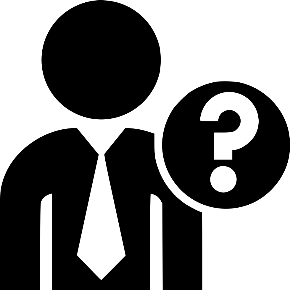 Download Executive Question Man Comments - Executive Question Icon PNG ...