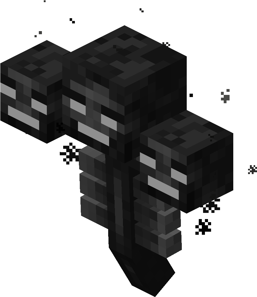 File - Wither - Ender Dragon And Wither - Free Transparent PNG Download ...