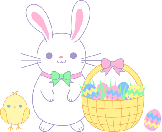 Download Free Easter Clip Art From Sweetclipart - Easter Bunny And ...
