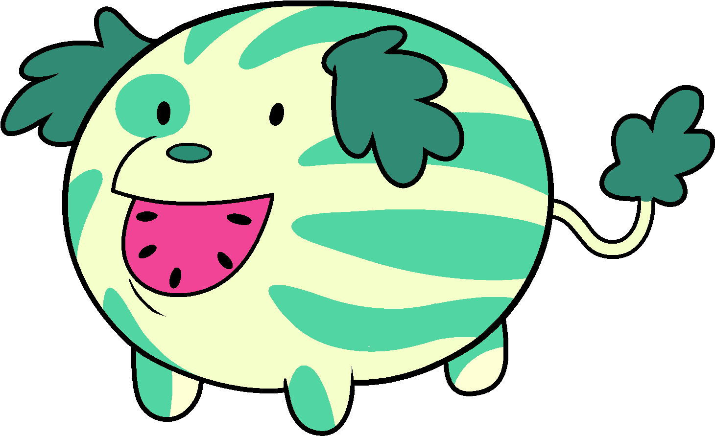 Download Watermelon Dog By Lenhi - Steven Universe Dog PNG Image with ...