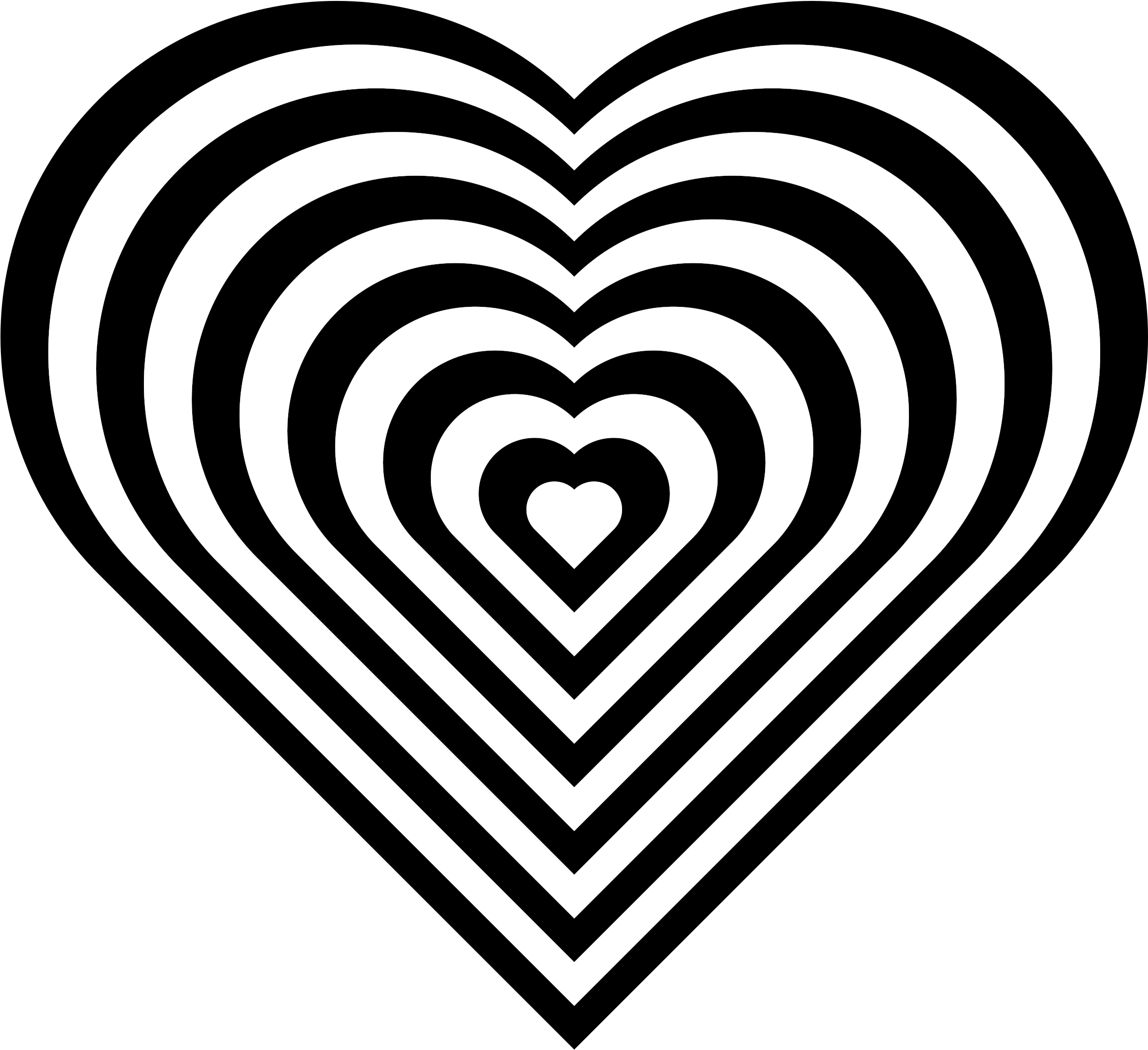 This Free Icons Png Design Of Geometric Zebra Heart - Free Transparent ...